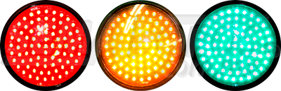 Semáforo Led Sólido 20 cm – SEMAFOROS.COM.MX