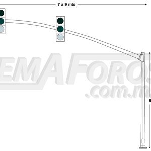 Postes para semáforo – SEMAFOROS.COM.MX